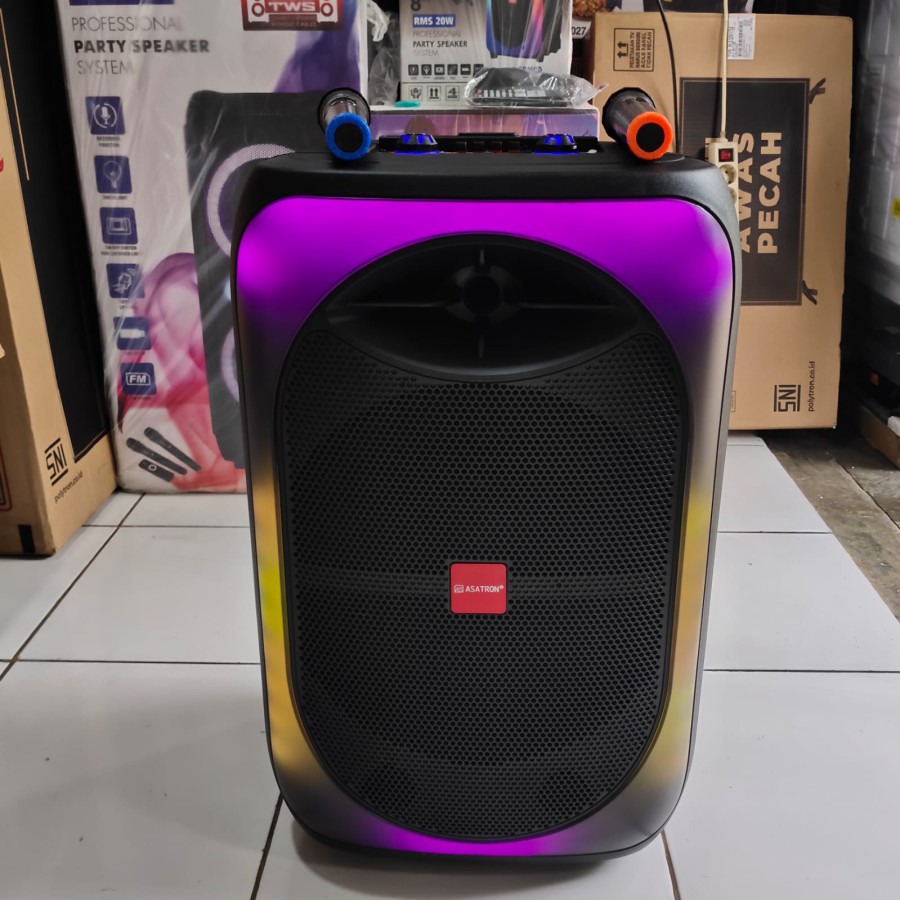 SPEAKER PORTABLE WIRELESS ASATRON GLOBE 15 INCH ORIGINAL ASATRON ...