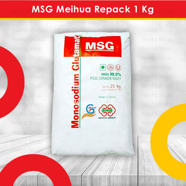 Monosodium Glutamate / MSG / Micin Merek Meihua Halal Kemasan 1Kg ...