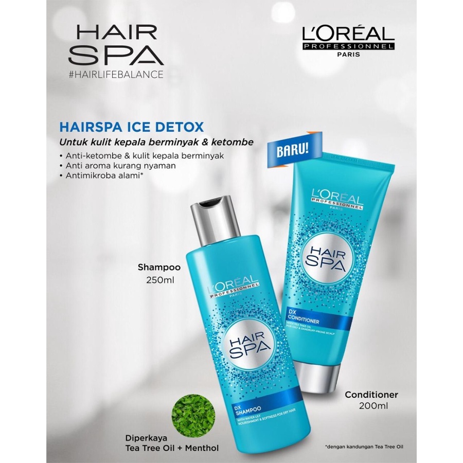 LOREAL PROFESSIONNEL HAIR SPA SHAMPOO & CONDITIONER 250 ML | Lazada ...