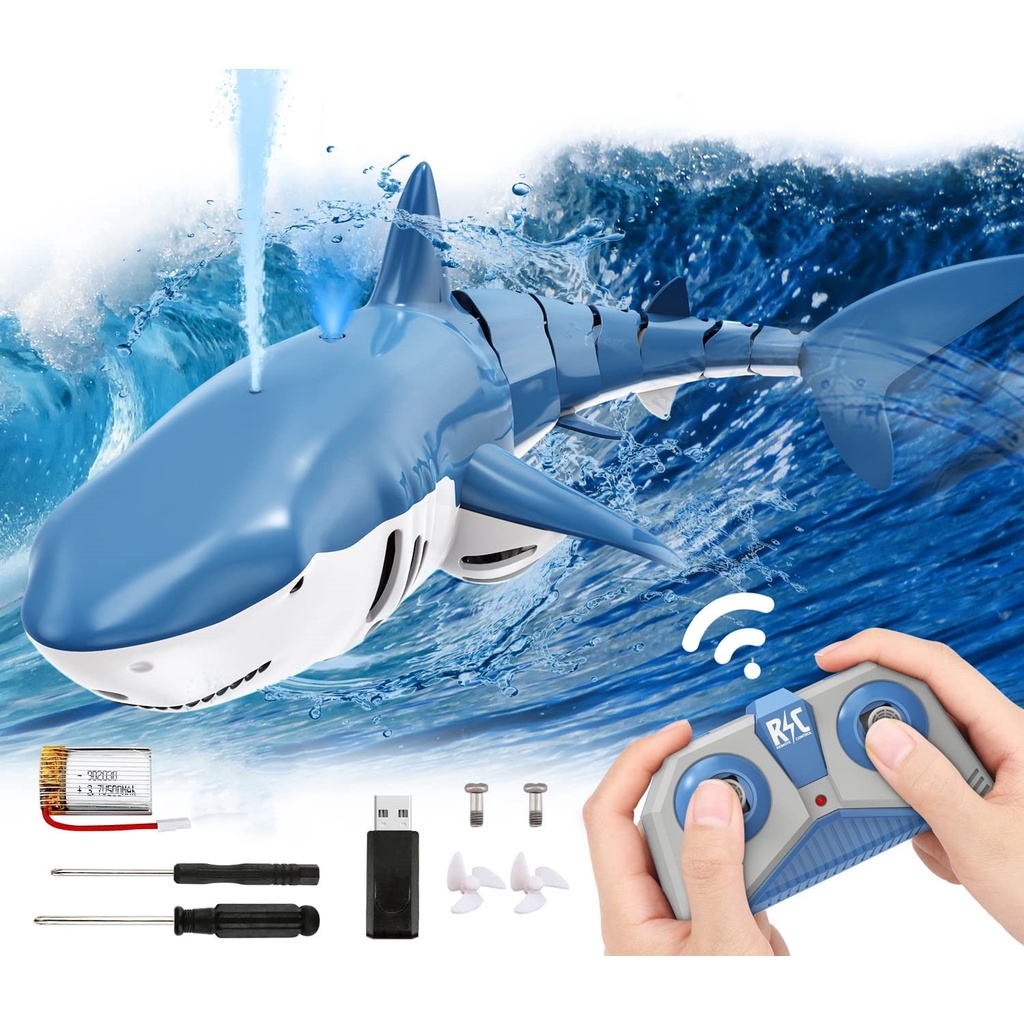 Tatatoy Mainan RC Ikan Hiu Remote Control 2.4G /Upgrade Jet Air Remote ... Tatatoy Mainan RC Ikan Hiu Remote Control 2.4G /Upgrade Jet Air Remote ...