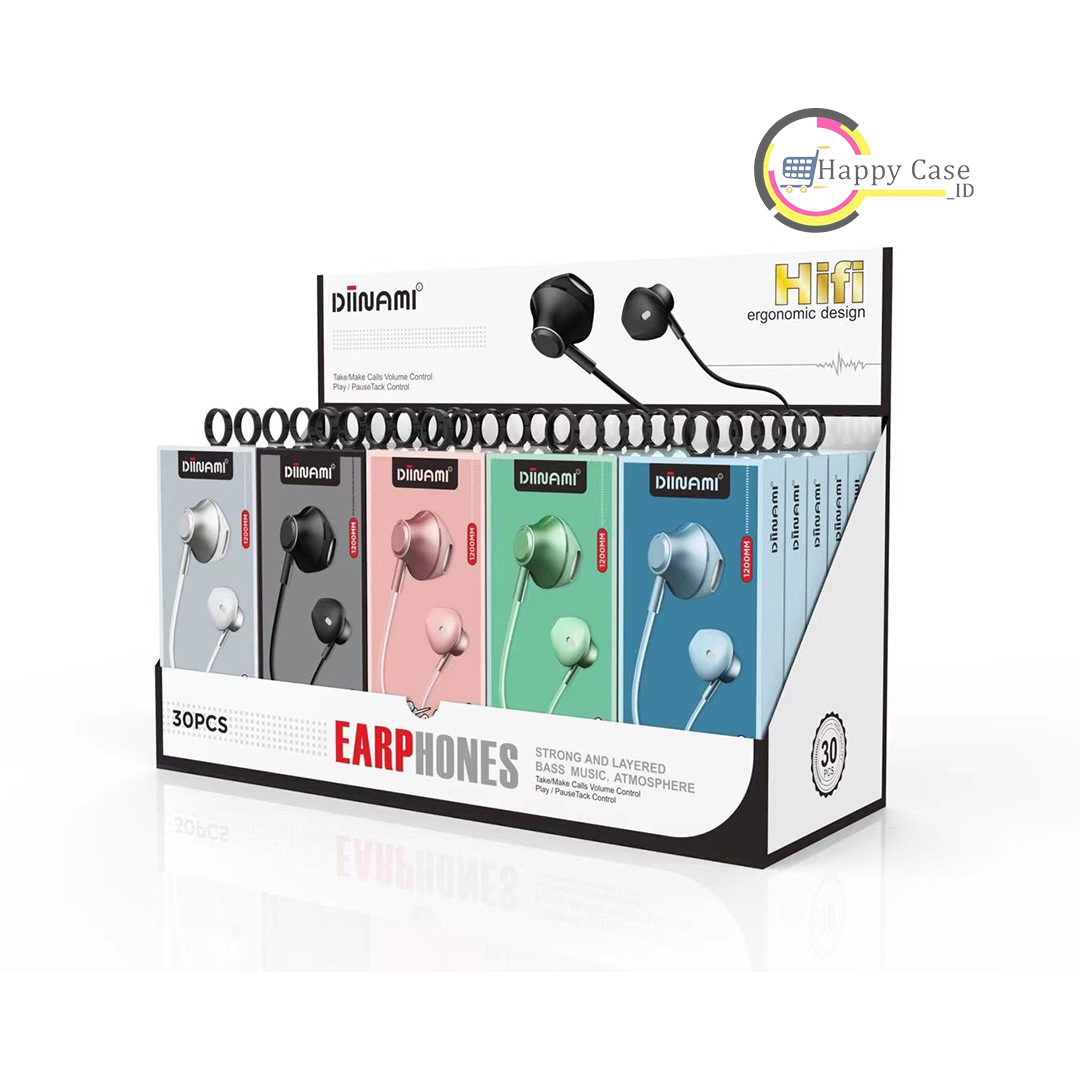 Headsfree Headset earphone Hf macaron DIINAMI Z1 METAL super extra BASS ...