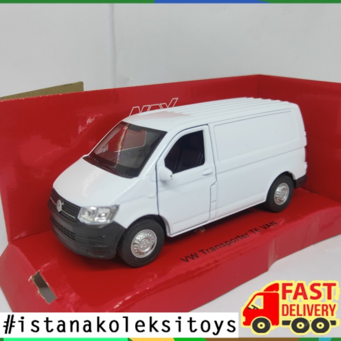 Diecast Miniatur Mobil Volkswagen Transport VAN / JNE Kurir Ekspedisi ...