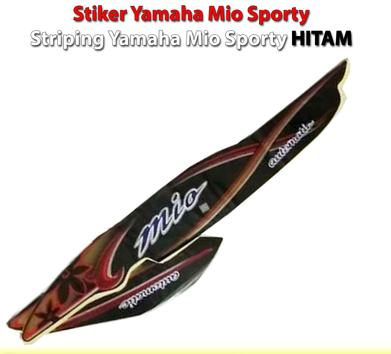 216 Emblems Stiker Yamaha Mio Sporty Striping Yamaha Mio Sporty ...