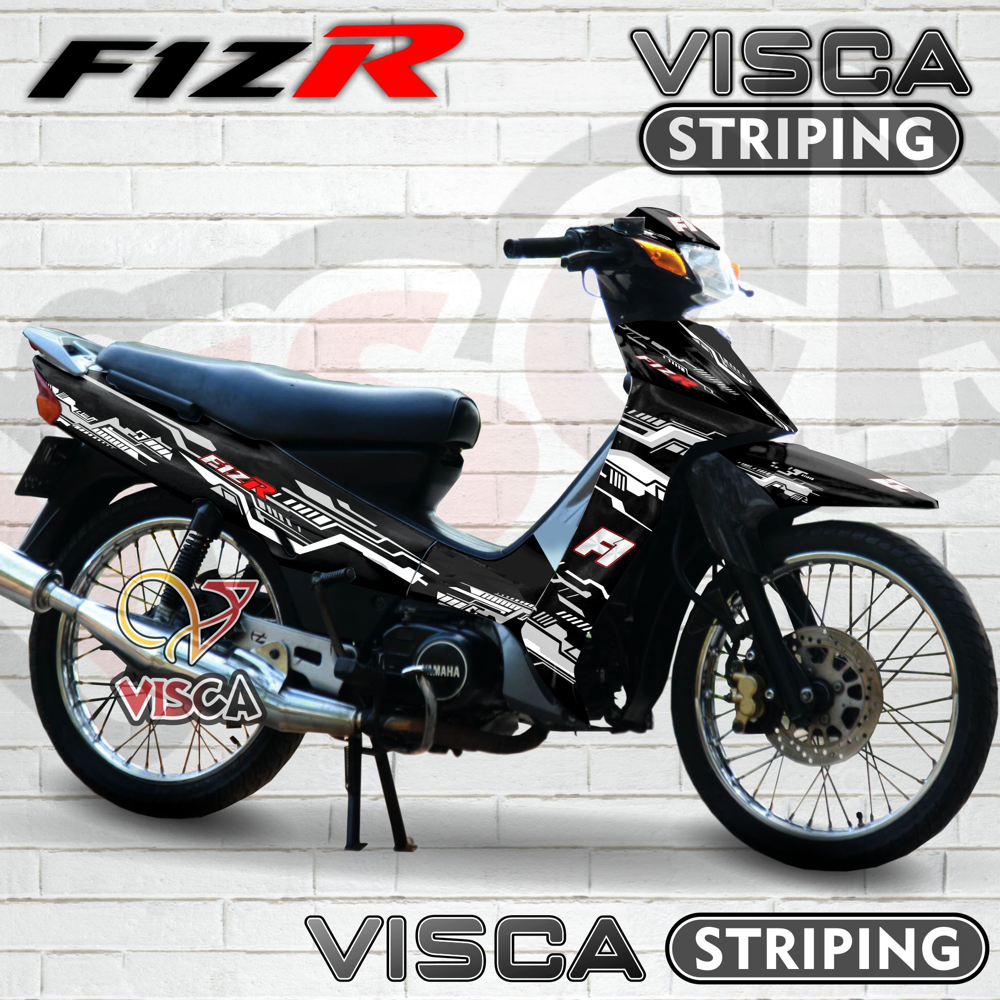 Stiker Striping FIZ R Fullbody Variasi Hitech | Lazada Indonesia