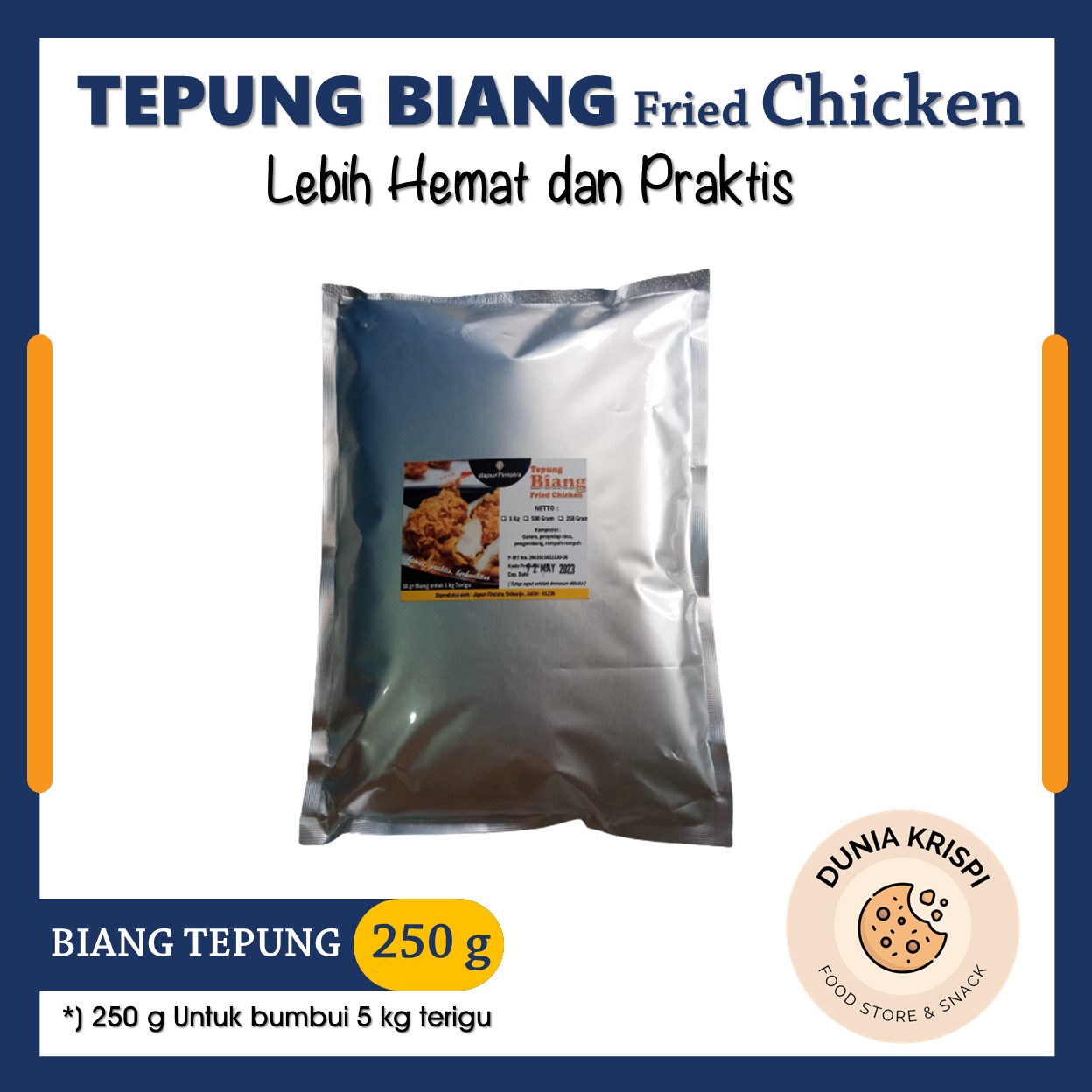 Bumbu Biang Tepung Fried Chciken Ayam Krispi ala KFC 250 gram | Lazada ...