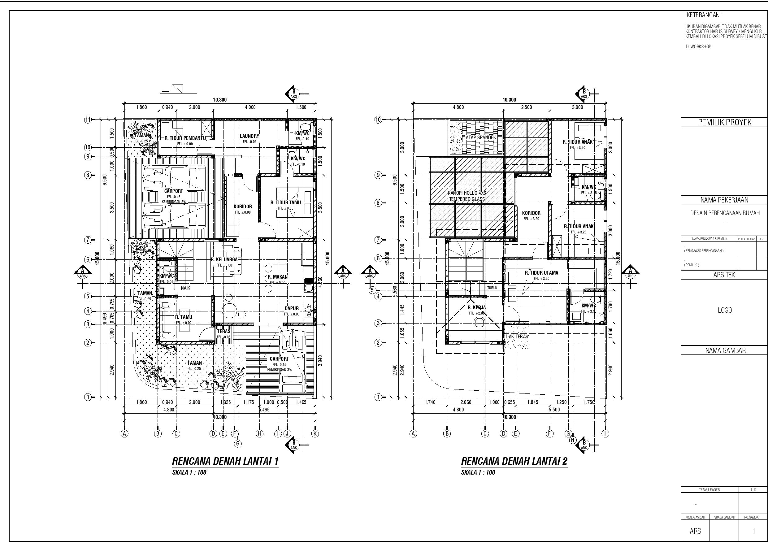 Jasa Desain Rumah, desain rumah minimalis, gambar 3d, gambar 2d, jasa ...