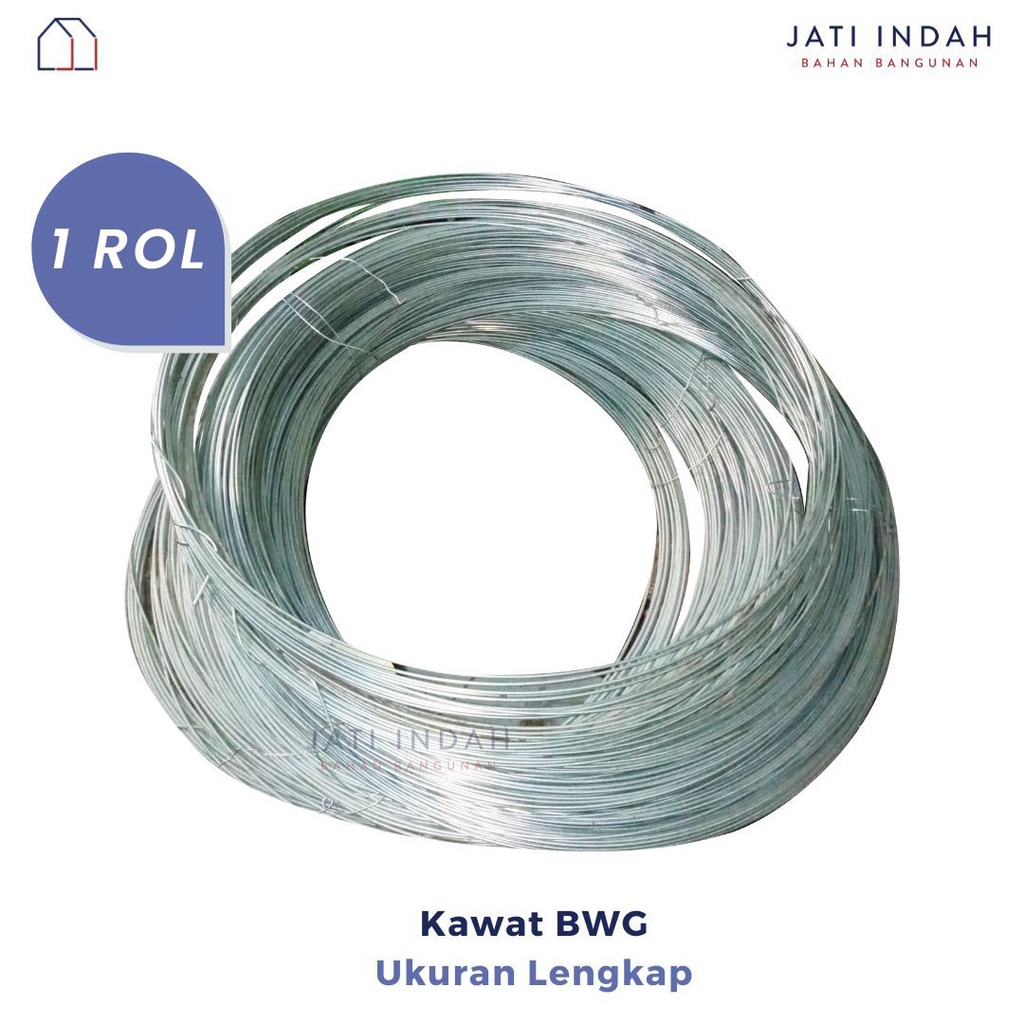 1 Rol 50 kg Kawat BWG Remos Galvanis Ukuran Lengkap (10, 12, 14, 16, 18, 20) | Lazada Indonesia