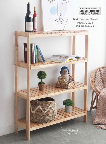 rak kayu serbaguna minimalis murah | Lazada Indonesia