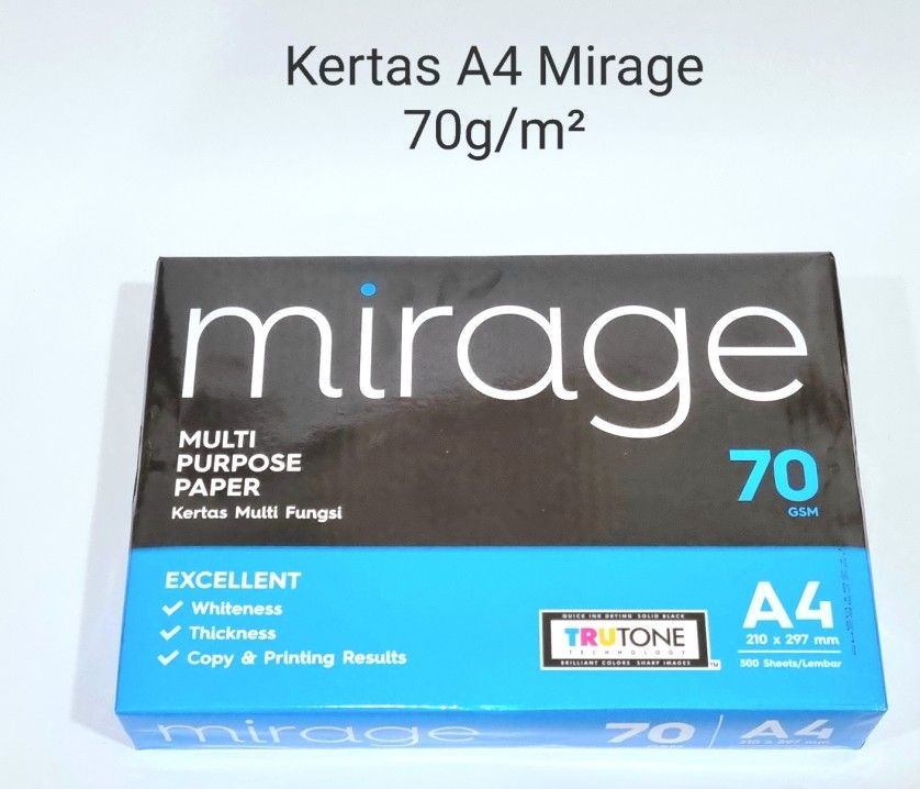 Kertas HVS A4 Mirage 70gsm | Lazada Indonesia