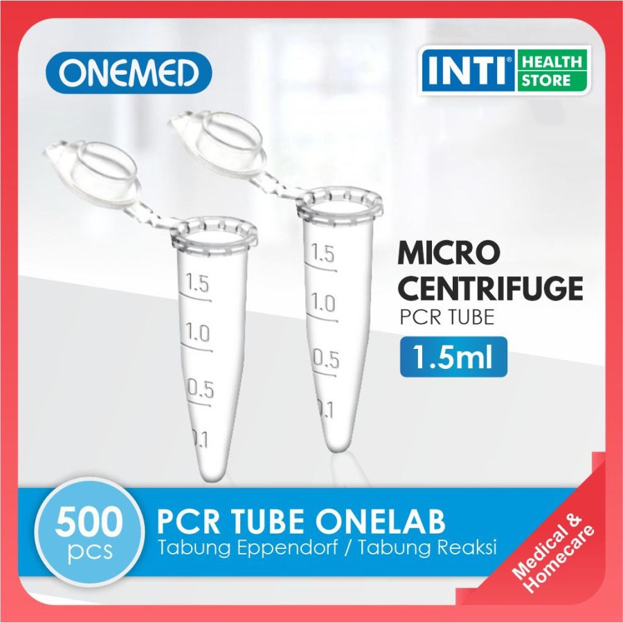 Onemed | PCR Tube OneLab 1,5ml | Tabung Eppendorf | Tabung Reaksi | Lazada Indonesia