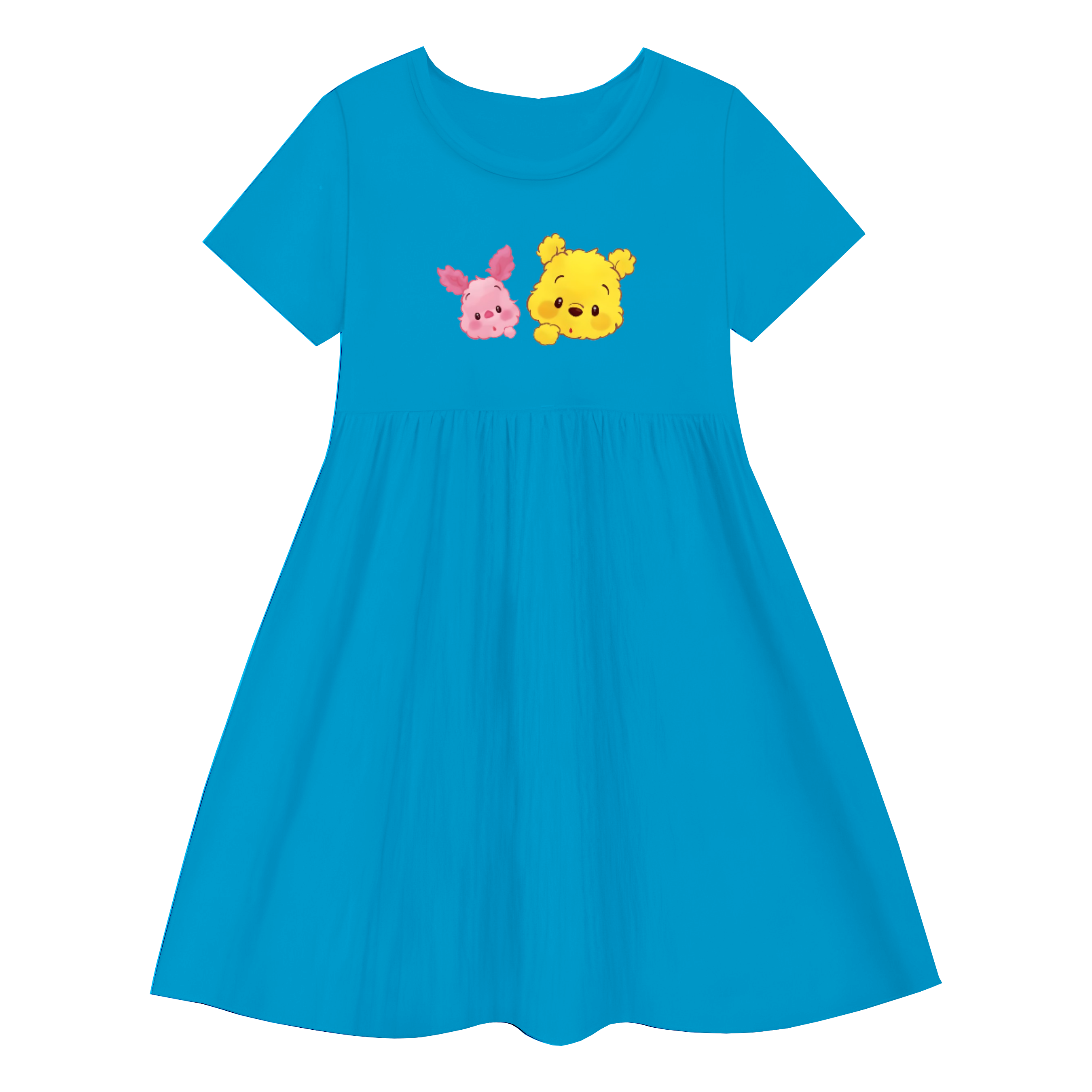 Chello Daster Anak Kerut Perempuan 1 sampai 11 Tahun Dress Pooh And ...