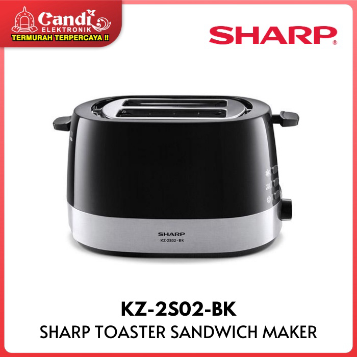 SHARP Pemanggang Roti 450 Watt KZ-2S02-BK | Lazada Indonesia