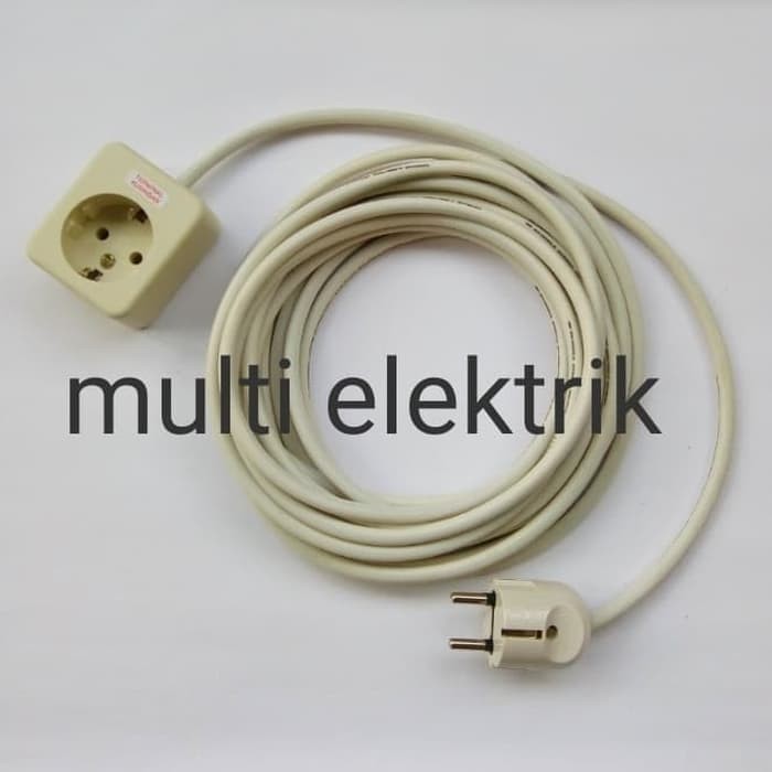 uticon stop kontak 1 lubang kabel eterna 7 meter - colokan listrik ...
