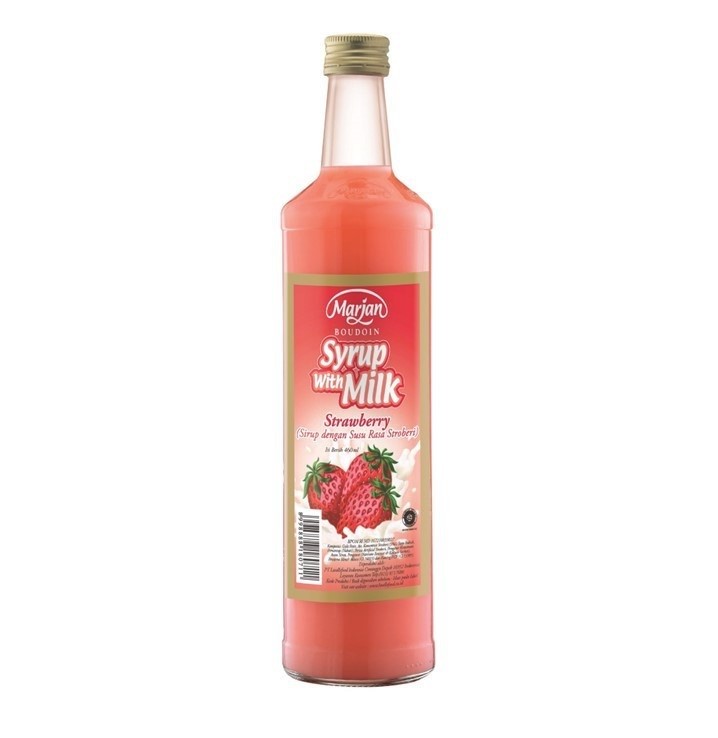sirup marjan strawberry milk 460 | Lazada Indonesia