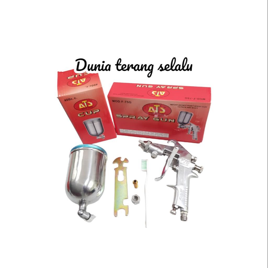 Spray Gun ATS F 75 G Tabung Atas 400 ml - Semprotan Cat Tabung Atas ...