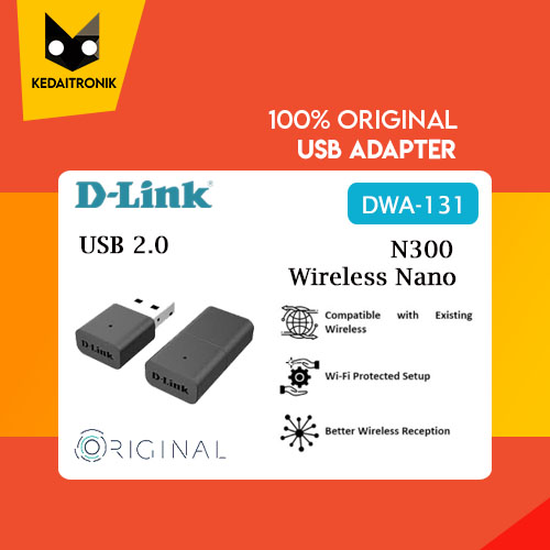 D-Link DWA-131 DLINK DWA131 Nano USB Dongle Wireless Adapter USB WiFi ...