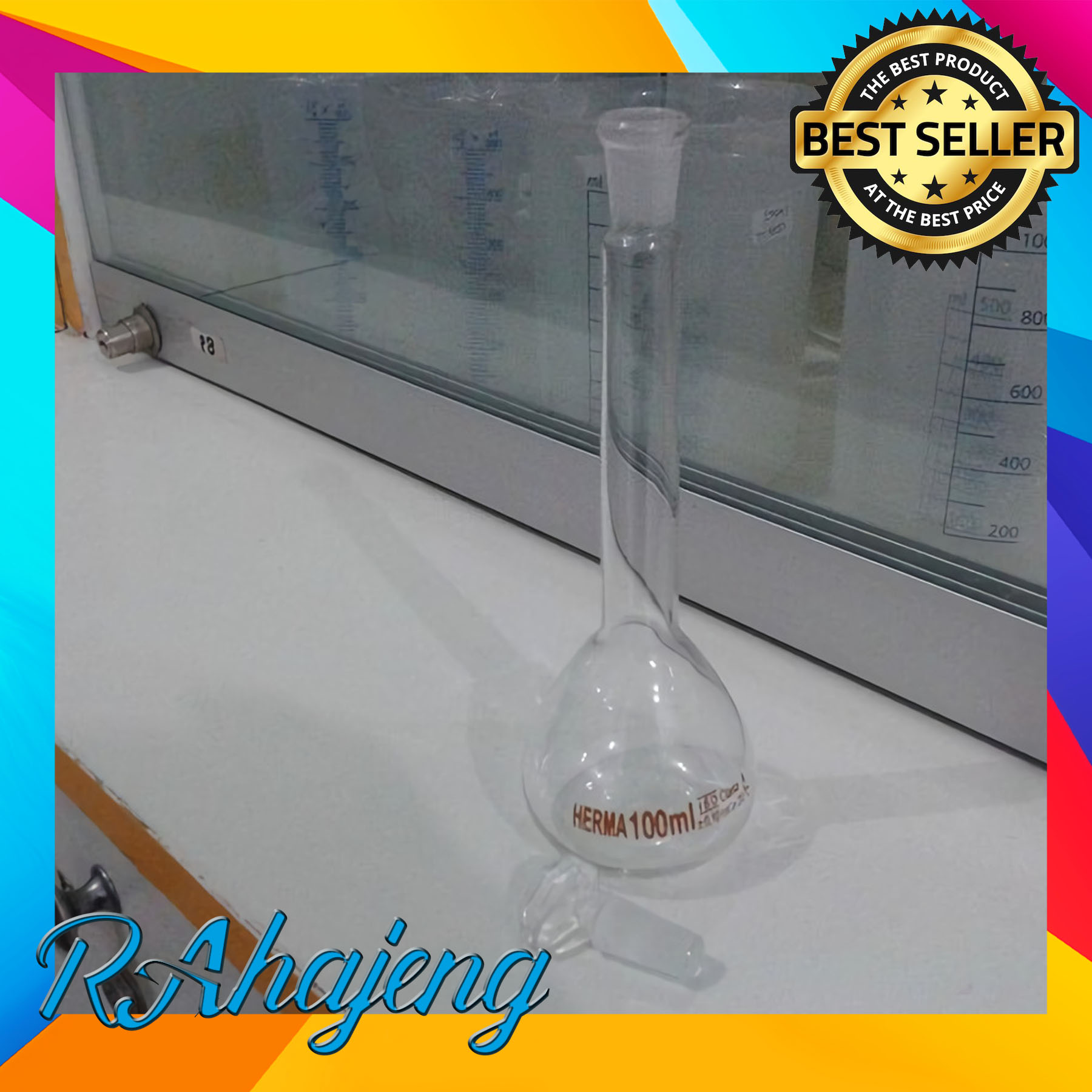 Best Seller Labu Ukur Herma 100 ml Volumetric Flask | Lazada Indonesia