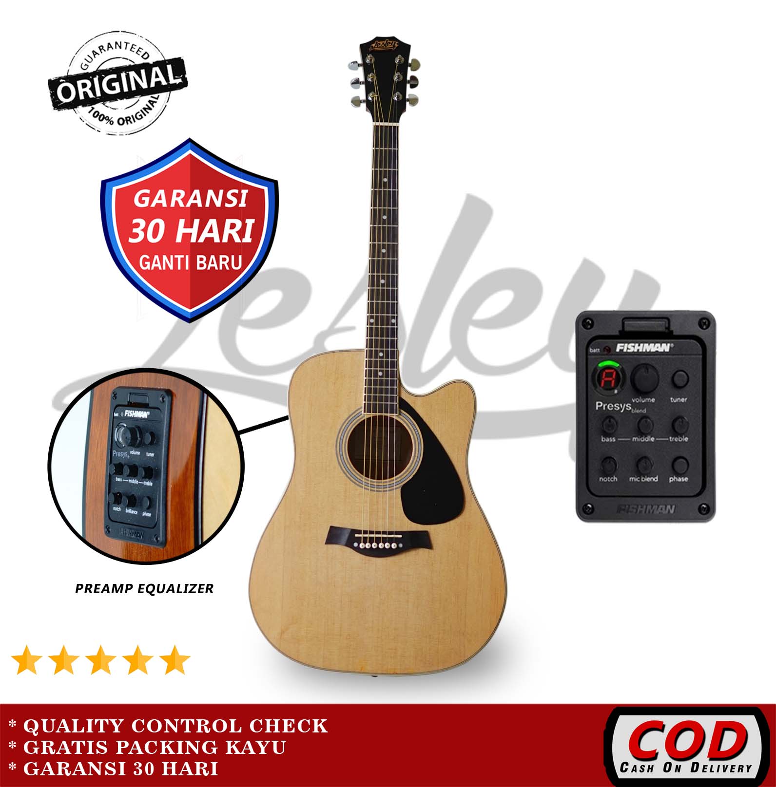 Original Gitar Lesley JB01 | Lazada Indonesia