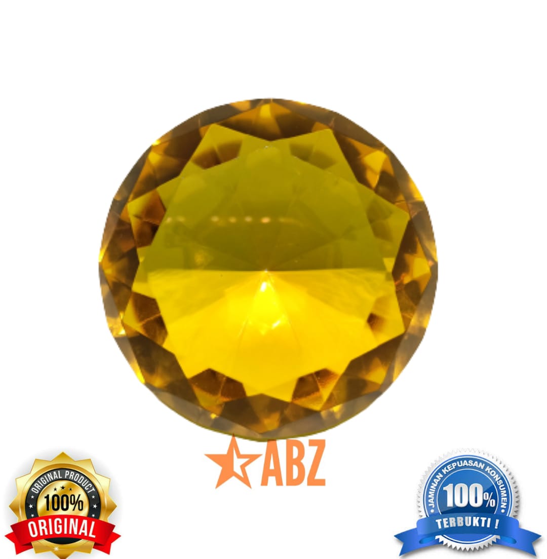 Batu diamond model kating besar warna kuning | Lazada Indonesia
