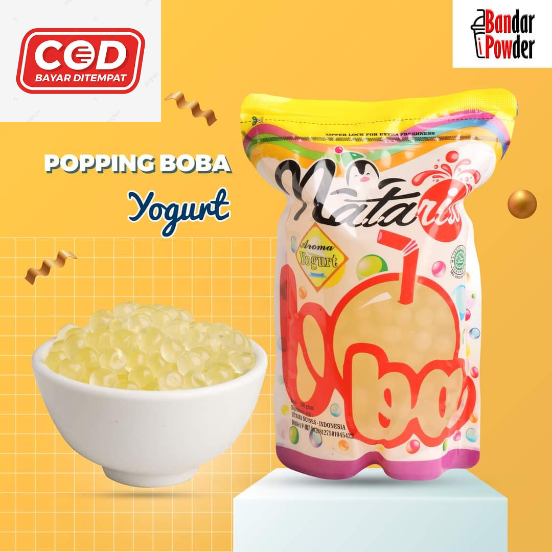 Popping Boba Rasa Yogurt 500gr - Topping Minuman Kekinian - Popping ...