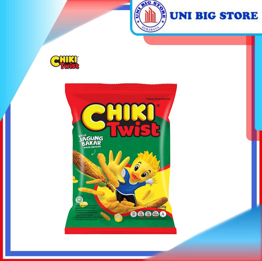 Chiki Twist Roasted Corn Jagung Bakar 40 gr | Lazada Indonesia