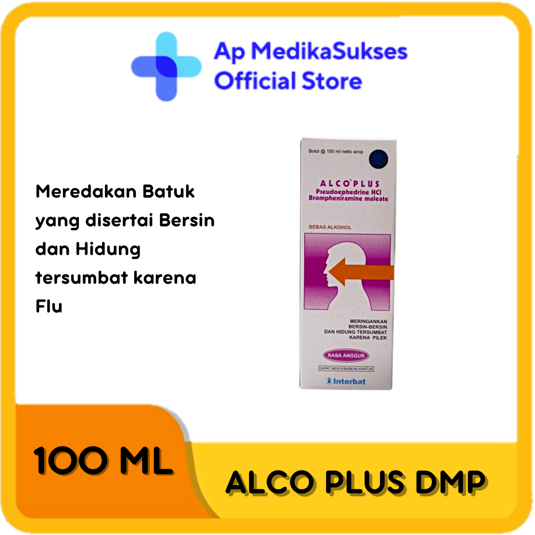 Alco Plus DMP Sirup 100 ml - Obat Batuk dan Pilek | Lazada Indonesia