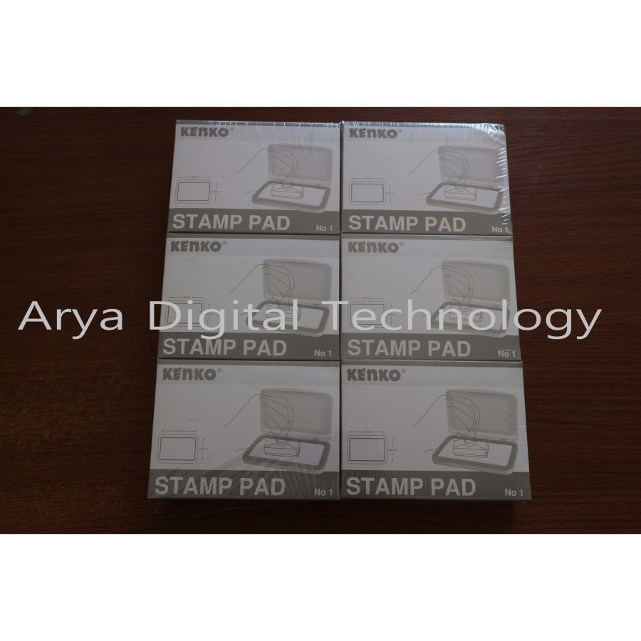 Stamp Pad No 1 Kenko Bak Tinta Bantalan Stempel Bukan Joyko Murah Ori ...