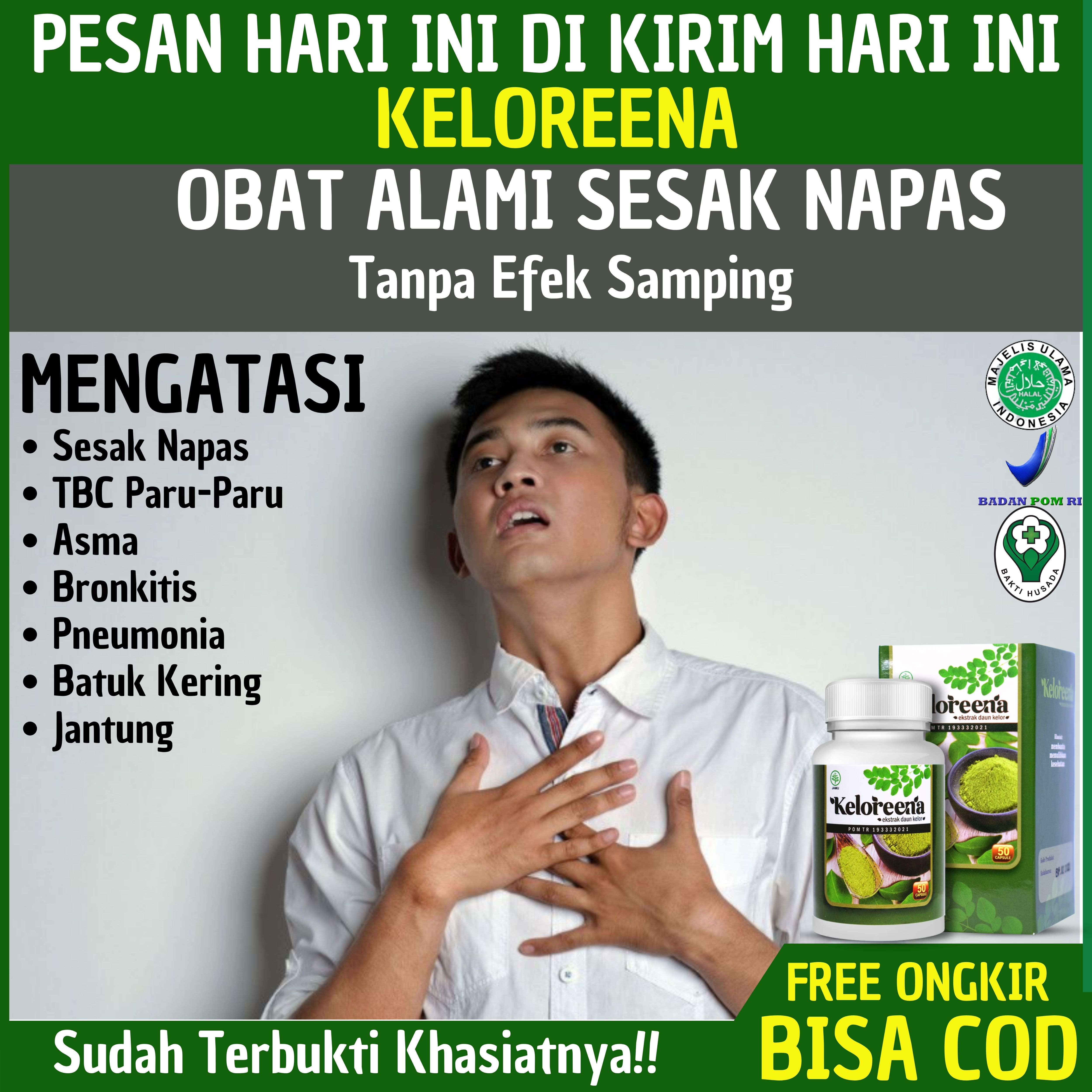 Obat Sesak Napas Paru-Paru Kotor Perokok Berat Asma Bronkitis Pneumonia ...