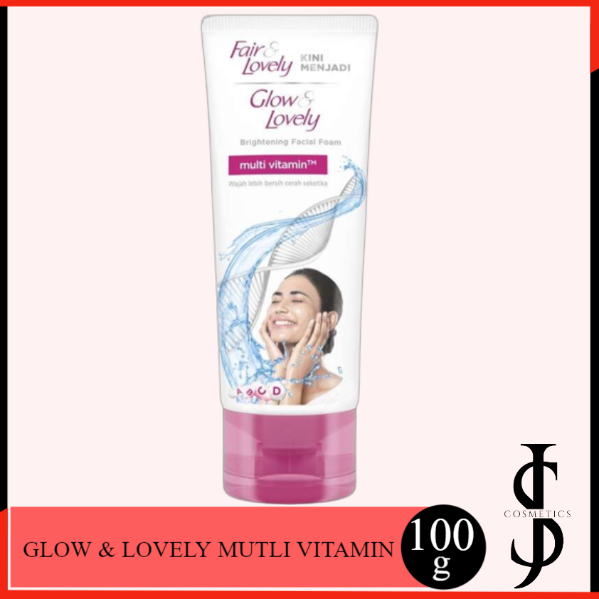 Fair & Lovely Kini Menjadi Glow & Lovely Brightening Facial Foam Multi ...