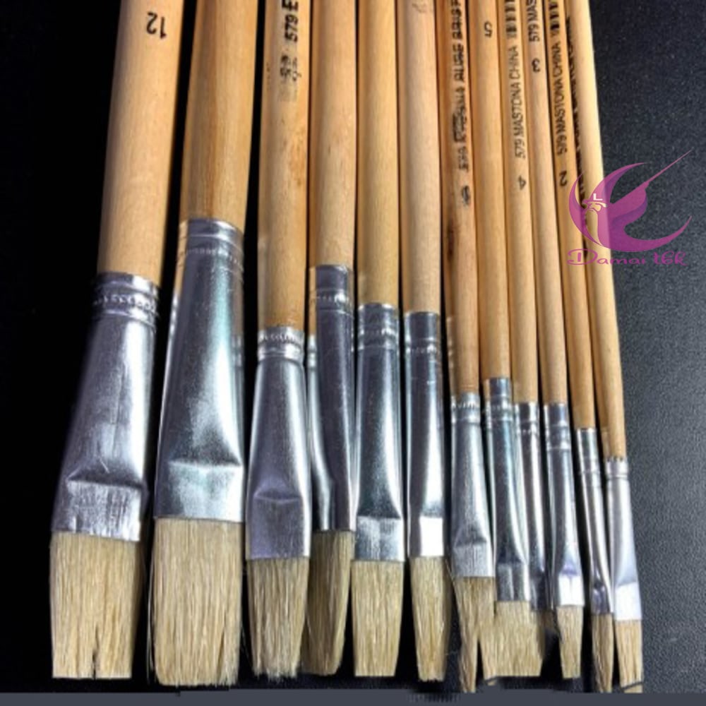 Kuas Lukis FLAT (Eterna/MASTONA ) no 1-12 (1 BUAH) | Lazada Indonesia