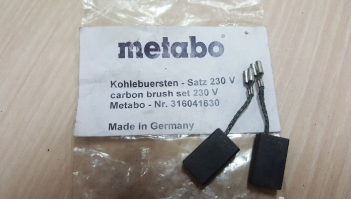 CARBON BRUSH SET 316046800 FOR METABO ANGLE GRINDER 4IN W8-100 | Lazada ...