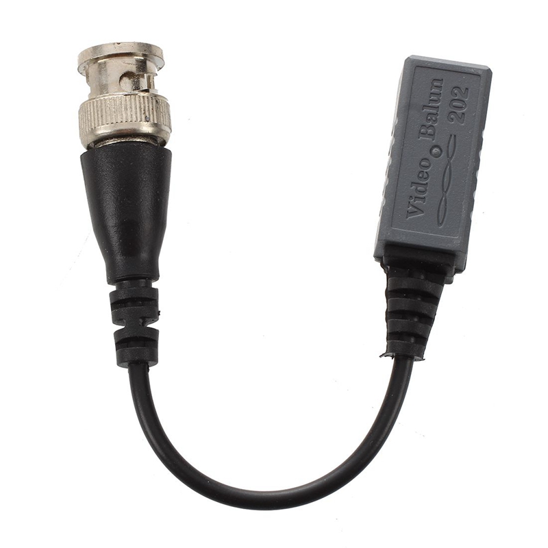 2 networks CAT 5 camera CCTV BNC coaxial passive video balun UTP ...