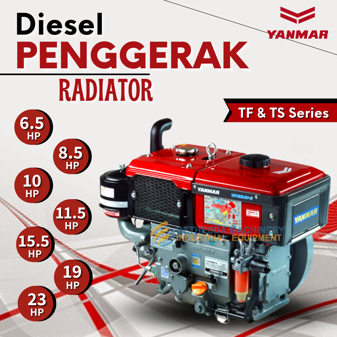 Yanmar Mesin penggerak 6.5 HP diesel engine 8.5HP TF 10 HP | Lazada ...