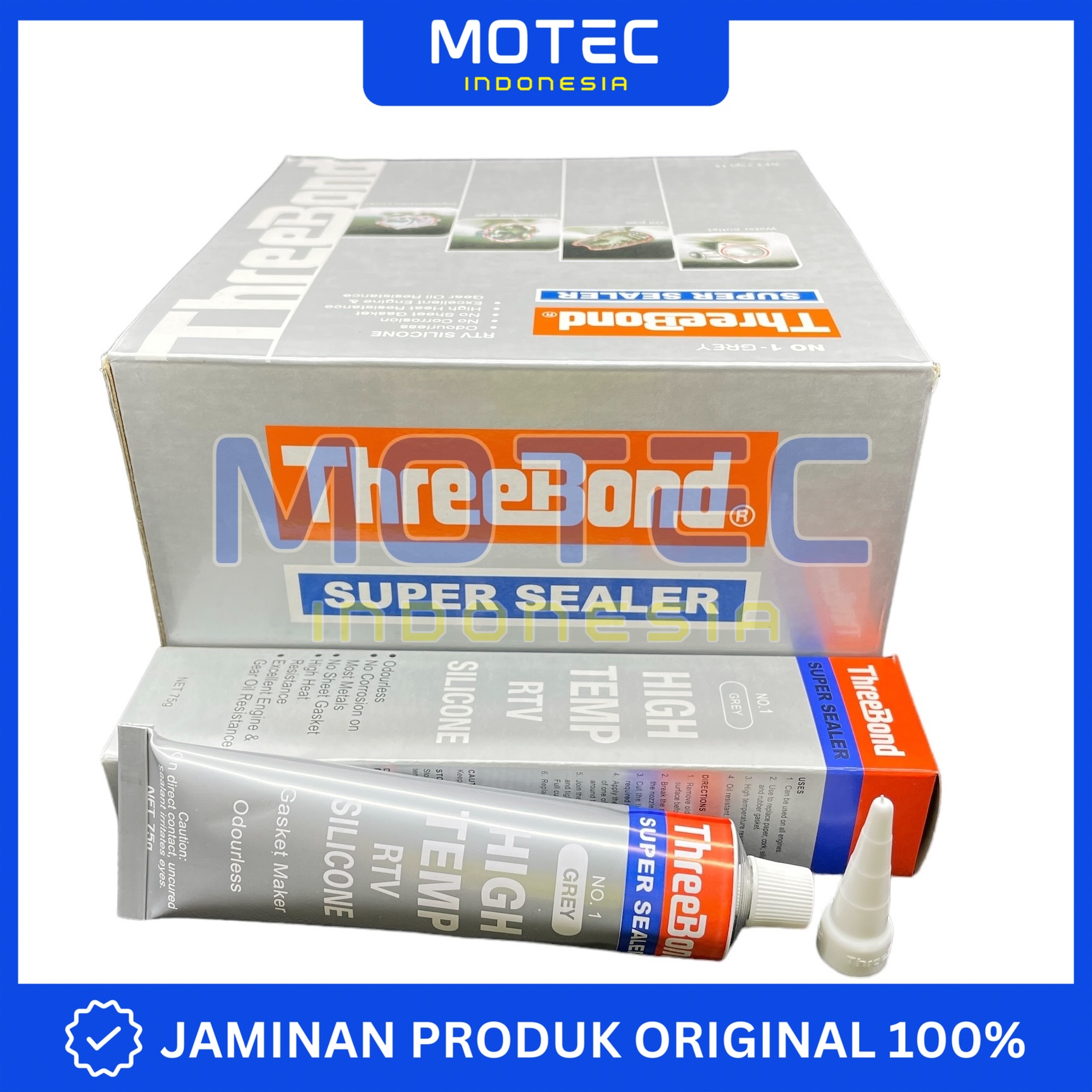 Lem Gasket Lem Paking Hight Temp Rtv 75 Gram Merk Threebond Original ...