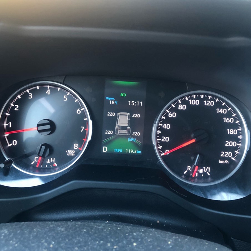 Car TPMS Tyre Pressure Monitoring System Digital LCD Dash Board Display ...