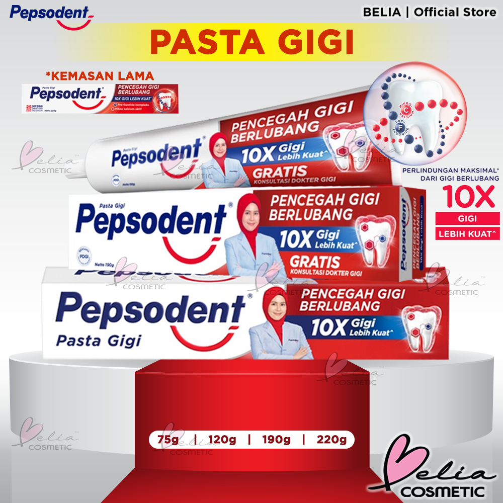 PEPSODENT Pasta Gigi Pencegah Gigi Berlubang | Anti-cavity Toothpaste ...