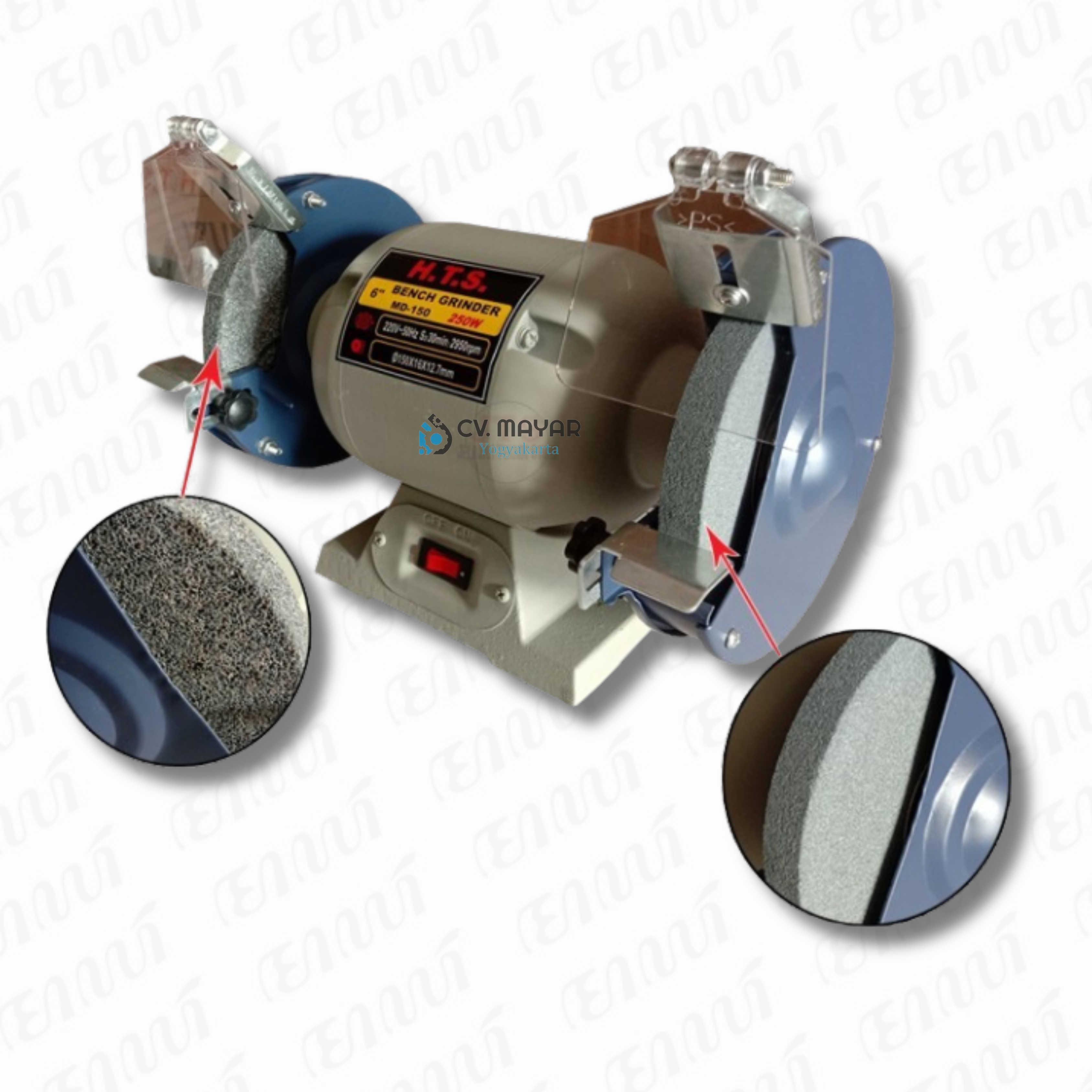 BENCH GRINDER 5 INCH MERK HTS / MESIN GERINDA DUDUK | Lazada Indonesia