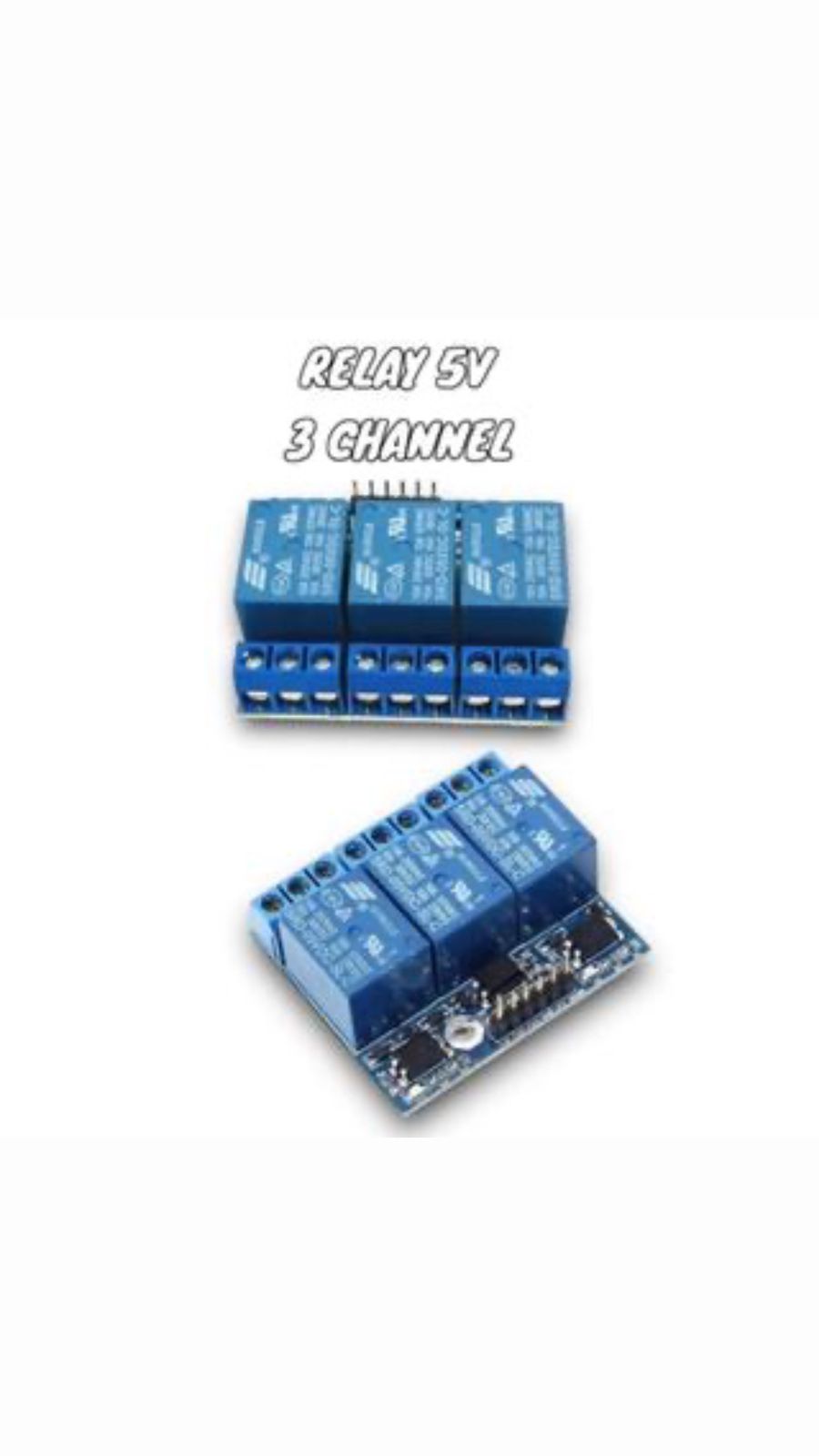 Relay 5v 3 Channel Output 250VAC 30VDC 10A dengan Optocupler | Lazada ...