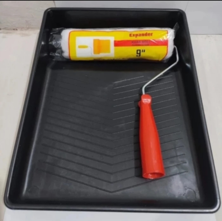 Bak Cat Roll Besar Ukuran 9 Inch warna hitam | Lazada Indonesia