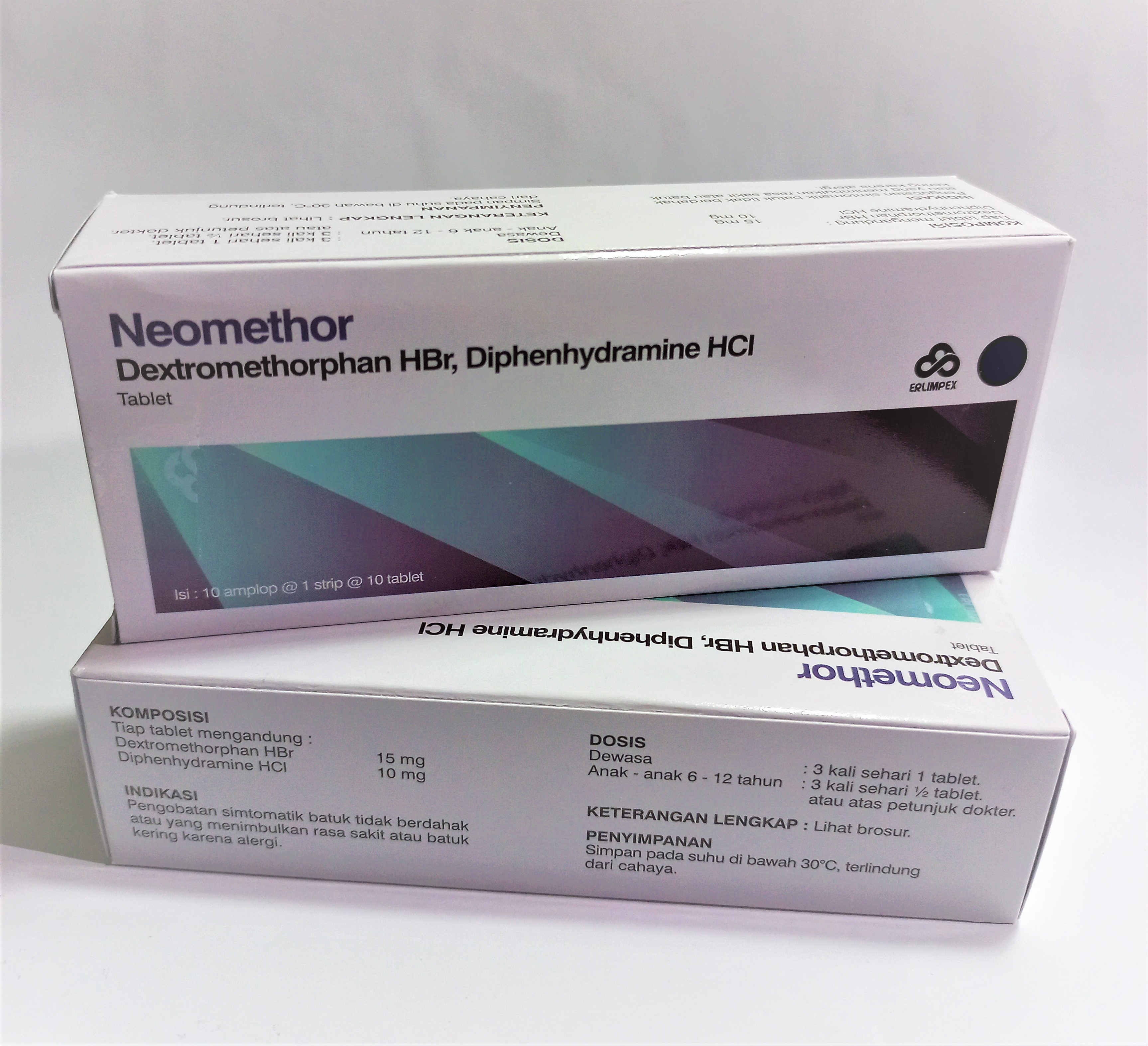 Neomethor Obat Batuk dan Pilek ERLIMPEX - 1 Box Isi 10 Strip | Lazada ...