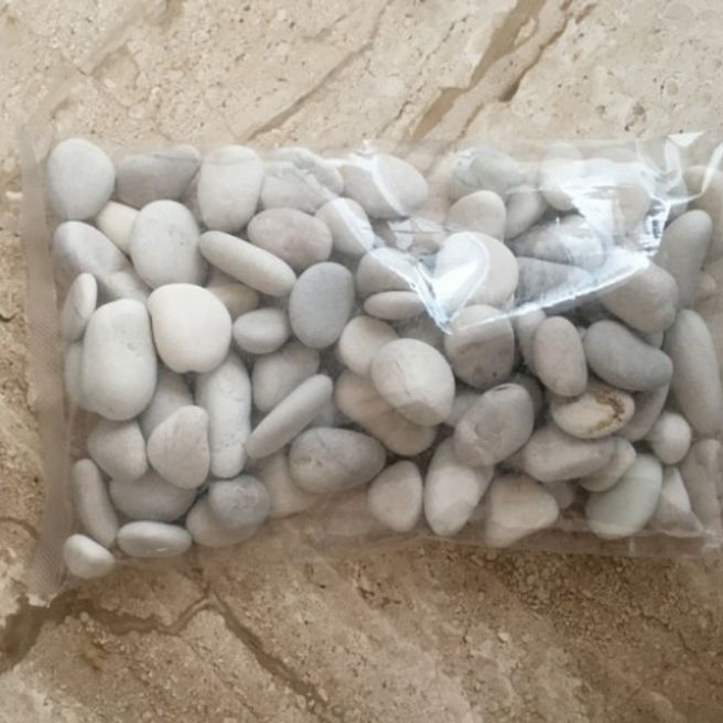 New Batu koral putih 500gram / Batu taman / batu refleksi / Batu ...