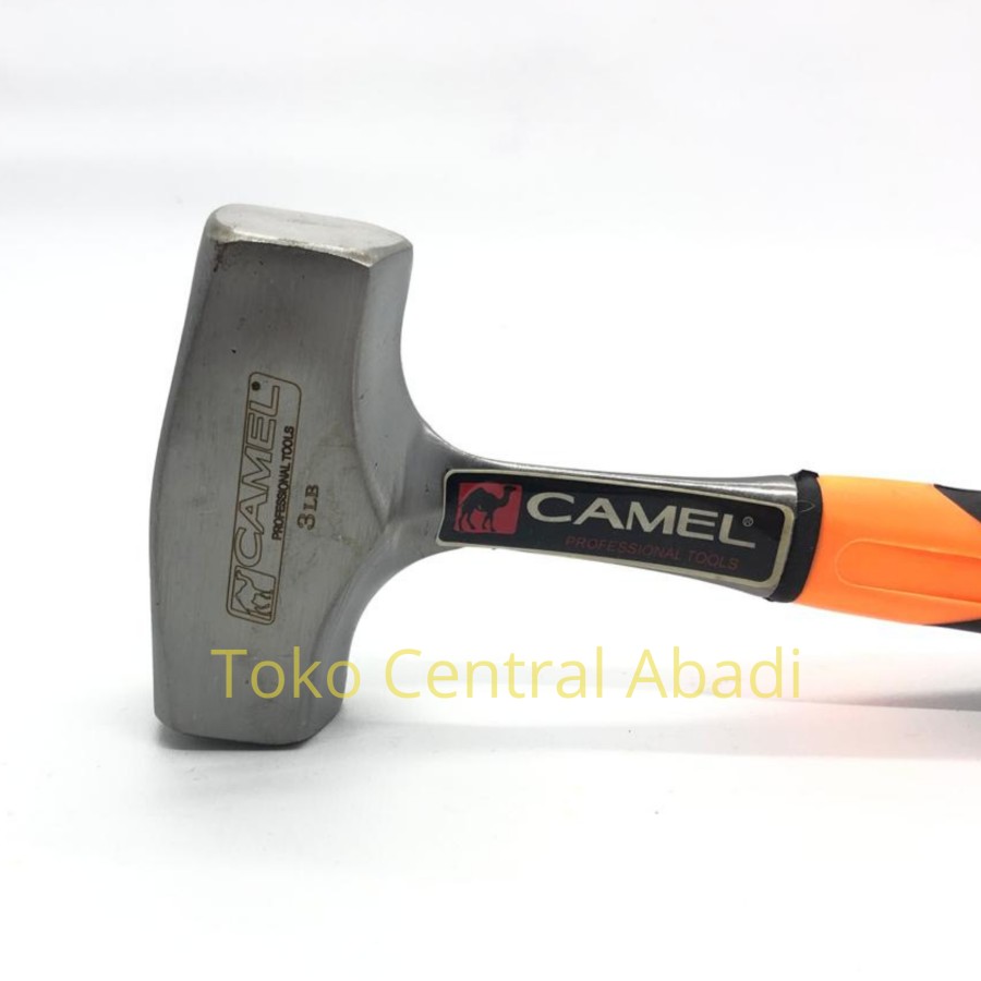 Palu Batu Besi 2 LB 3 LB Gagang Fiber CAMEL | Palu Bodem Bogem 2LB 3 LB ...