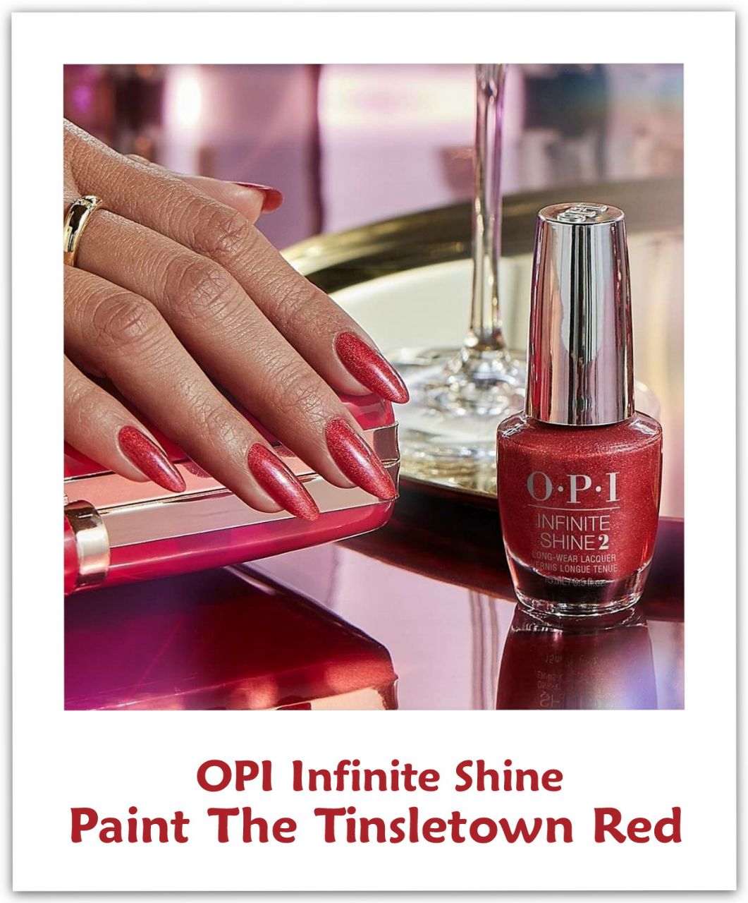 OPI Infinite Shine Paint The Tinseltown Red (OPI ORIGINAL / OPI ASLI ...