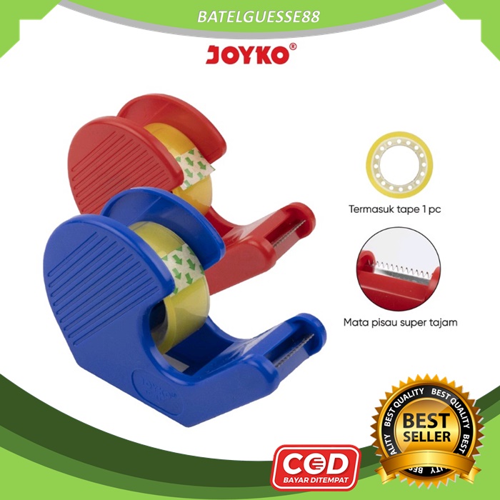 DNV - TAPE DISPENSER MINI / TAPE CUTTER / TEMPAT ISOLATIP ISOLASI KECIL ...