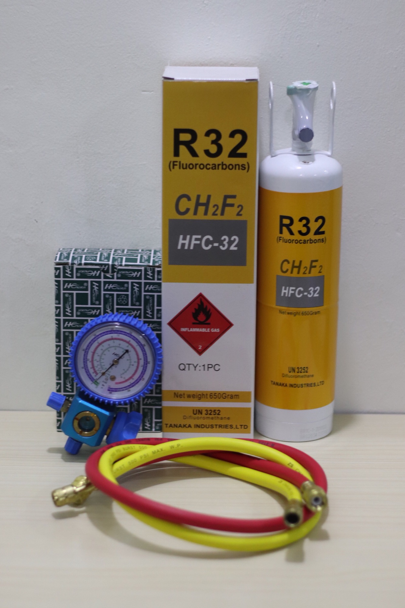 Paket isi freon AC R32 dengan selang R32/410 . tinggal pakai | Lazada ...
