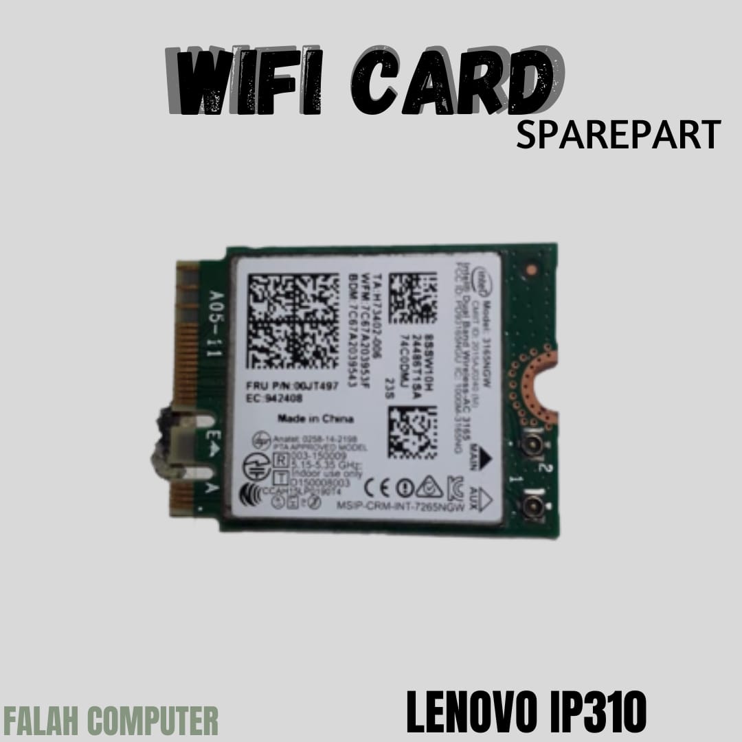 WiFi Card Wificard Laptop Lenovo Ideapad IP310 | Lazada Indonesia