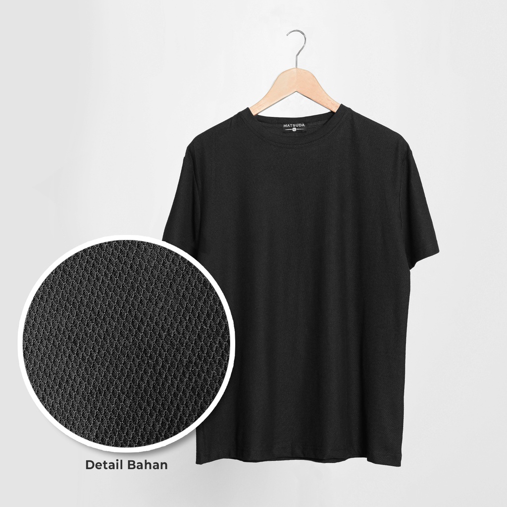 MATSUDA Kaos Polos 24S Texture Honeycomb Kanonji | Lazada Indonesia