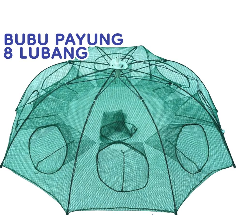Jaring lobster-16 lubangPerangkap Bubu Payung Lubang Alat Jaring ...