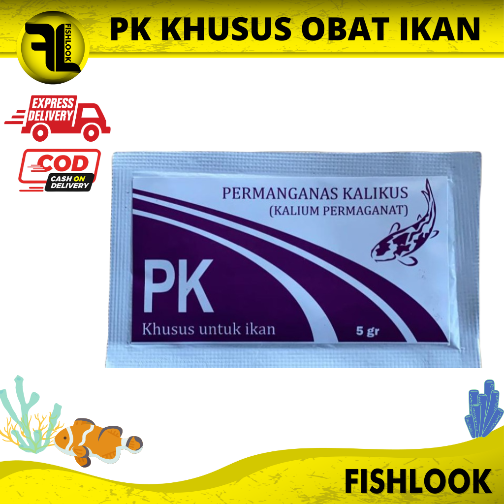 PK KHUSUS OBAT IKAN PERMANGANAS KALIKUS UNTUK IKAN 5 gr | Lazada Indonesia