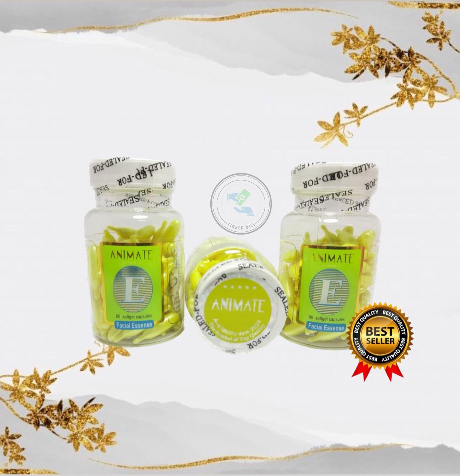 SERUM ANIMATE WAJAH ANIMATE SERUM / VITAMIN ANIMATE / VITAMIN E isi 60 ...